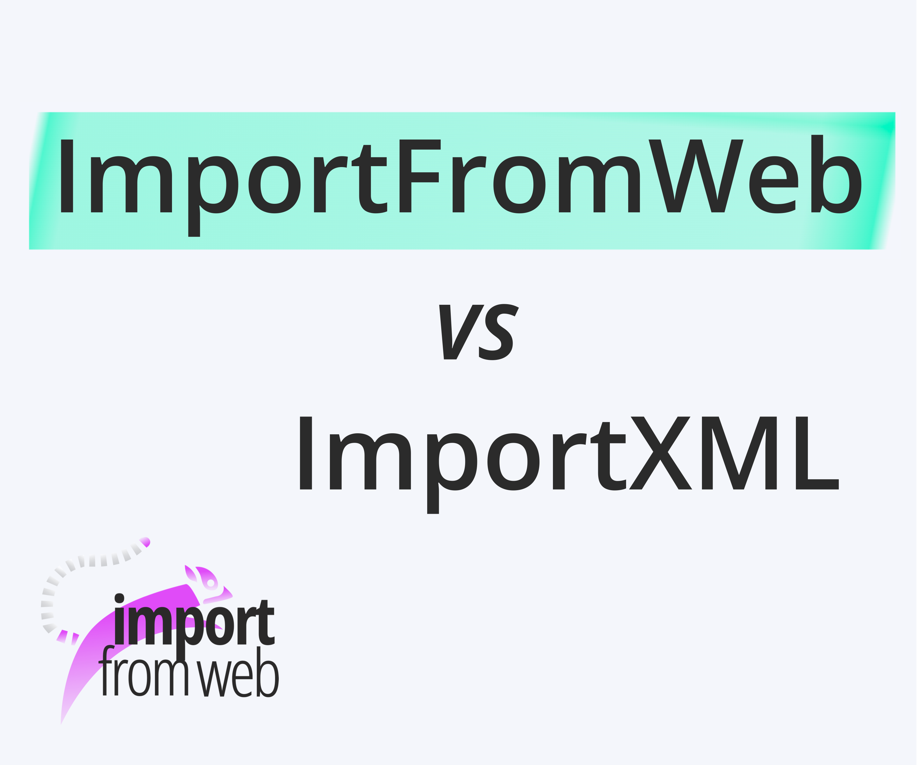 Alternative to IMPORTXML - ImportFromWeb
