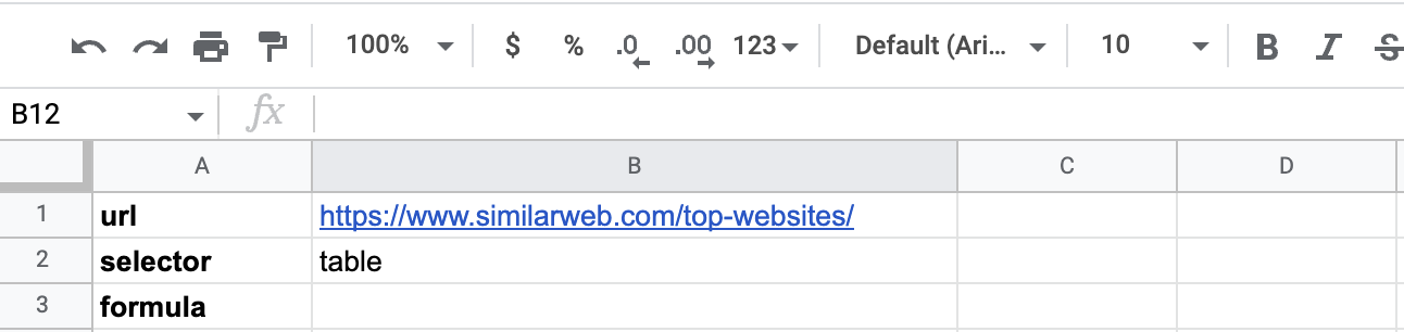 Easily copy any table from a webpage - ImportFromWeb