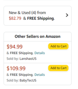 Amazon price tracker - ImportFromWeb