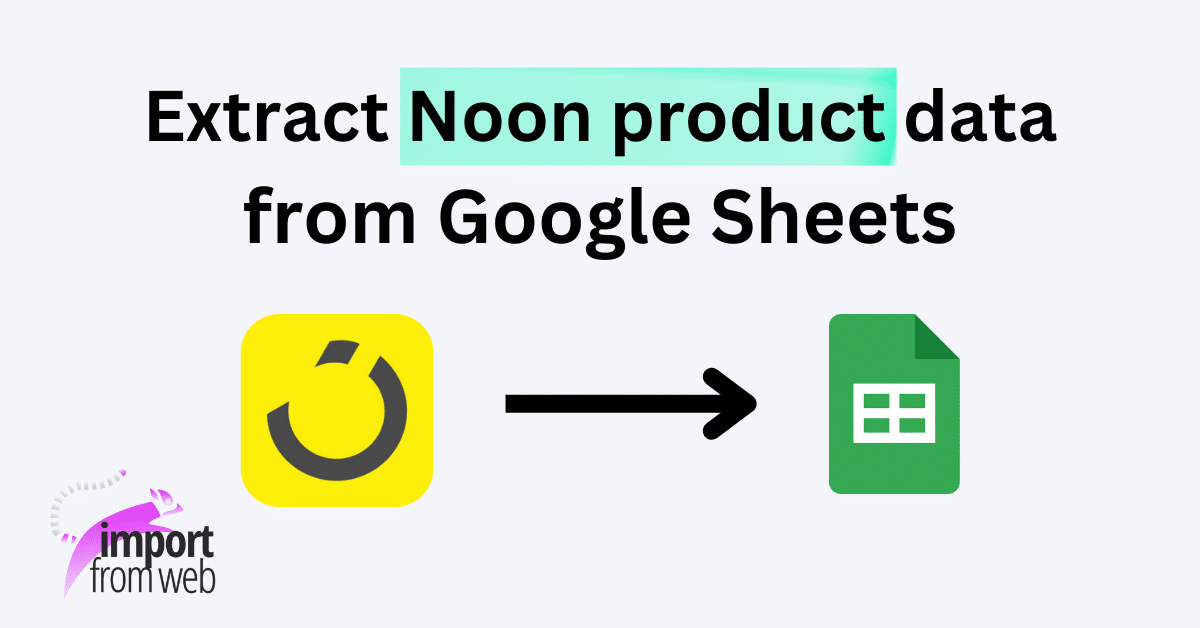 Noon Product scraper